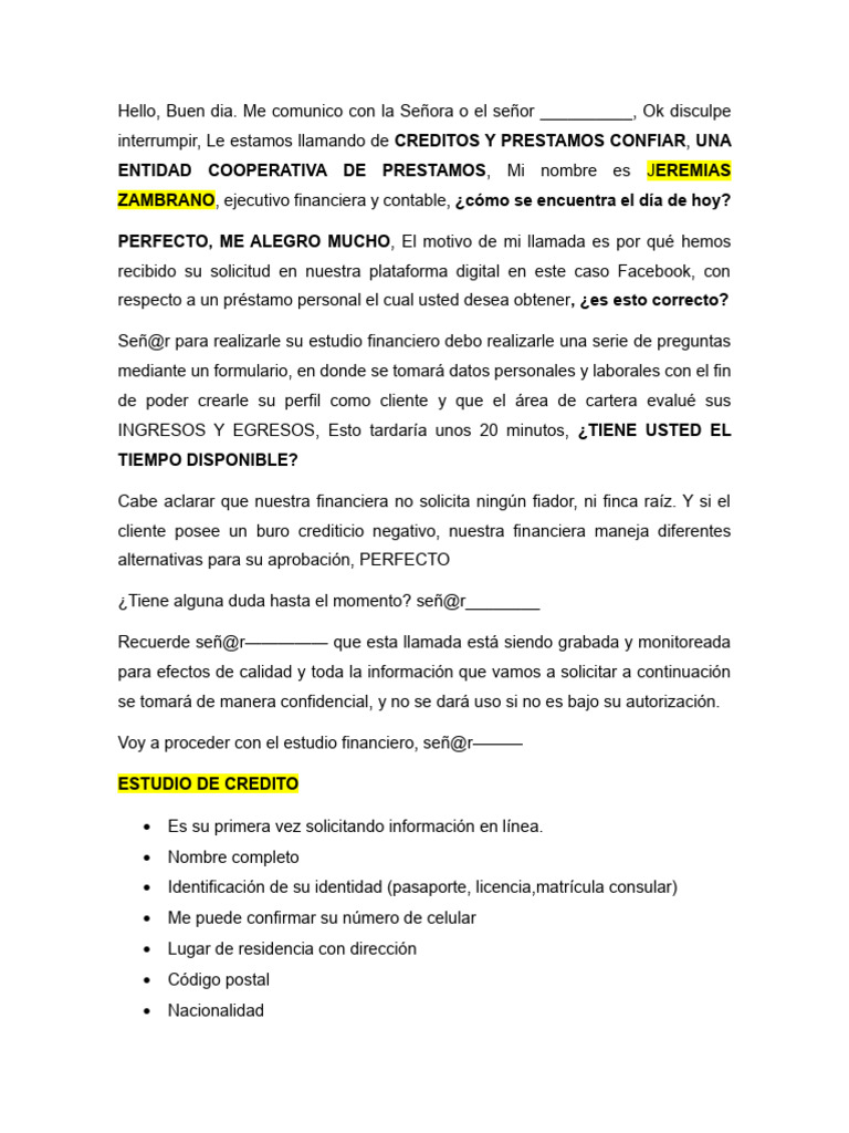 Guion de Lizardo | PDF | Bancos | Interés