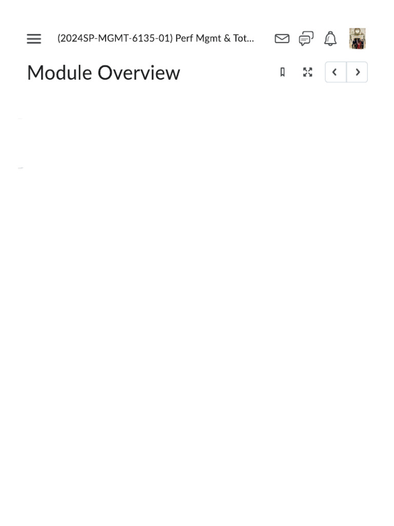 Perf MGT Module 3 Overview | PDF