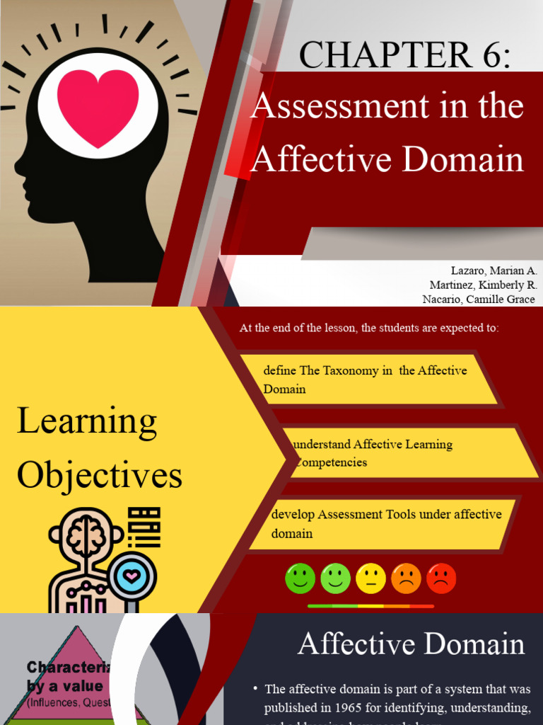 Chapter 6 Assessment in The Affective Domain | PDF | Attitude ...