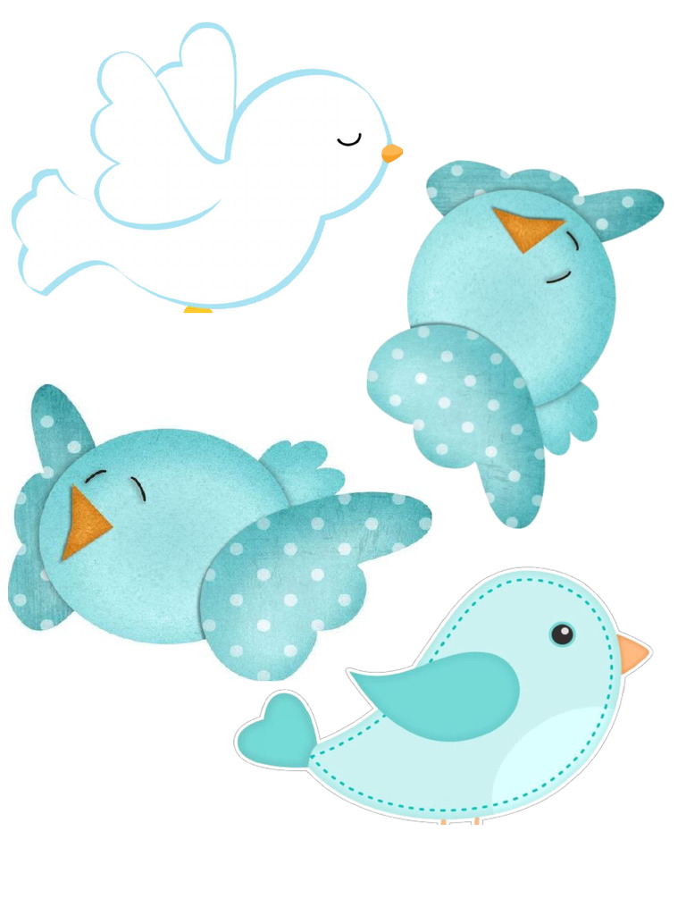 Pajaritos, Palomas, para Decorar. | PDF