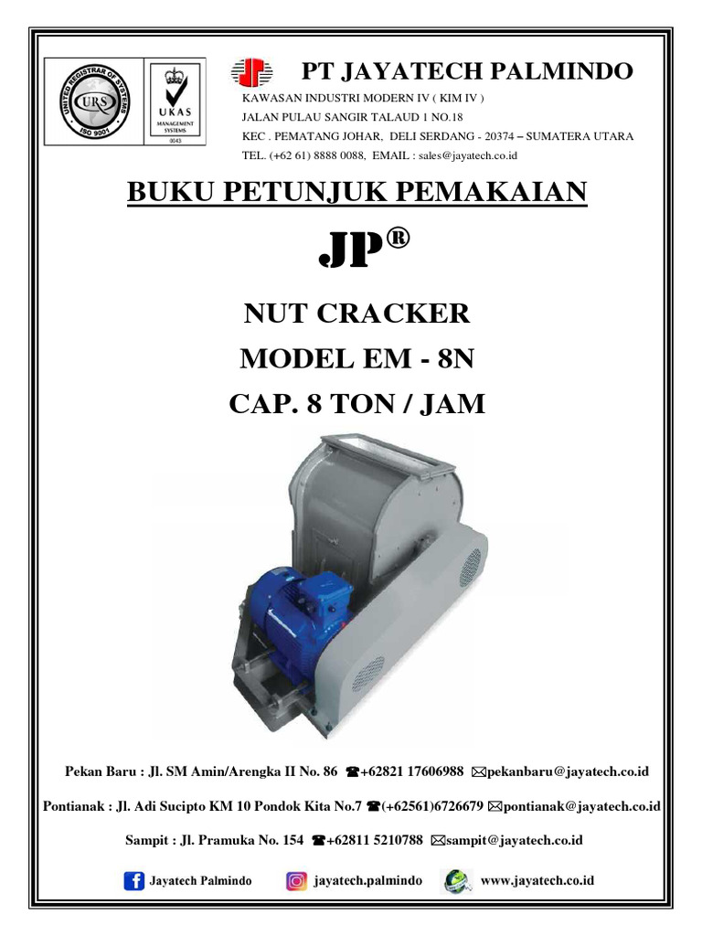 JP NUT CRACKER MODEL EM - 8N (1) | PDF