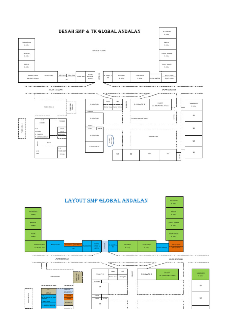 DENAH SMP GA-dikonversi | PDF