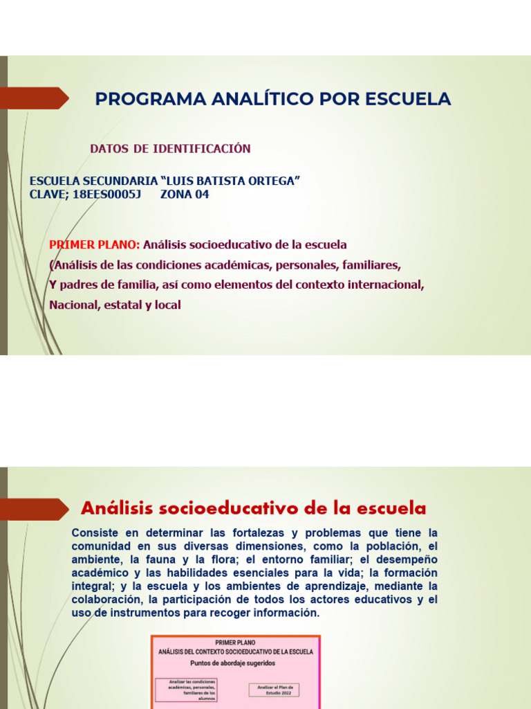 Ejemplo Programa Analitico | PDF | Aprendizaje | Evaluación