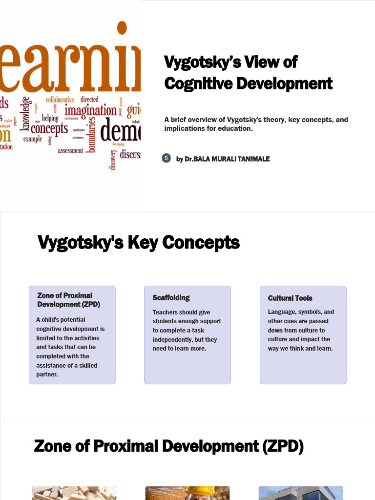 Vygotskys View of Cognitive Development | PDF | Learning | Behavioural Sciences