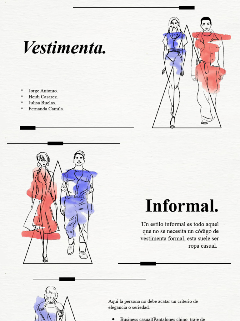 Arte de La Mesa y Protocolo, Vestimenta. | PDF | Ropa | Moda