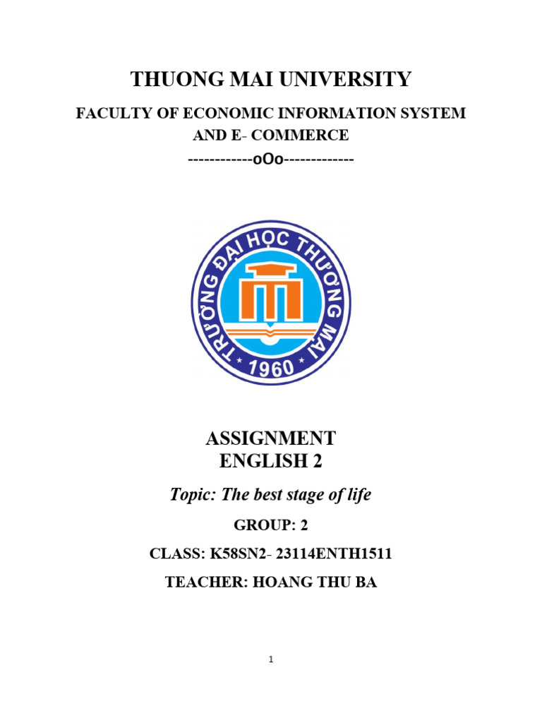 Nhóm 2 - TA2 | PDF | Adults | Adolescence