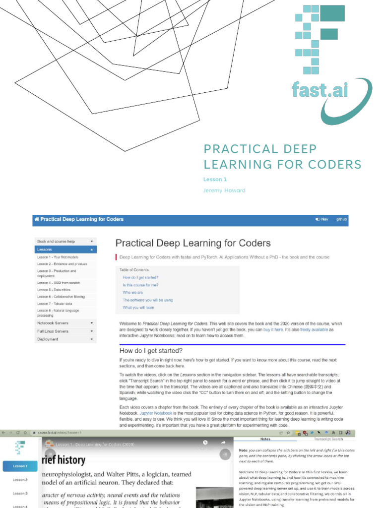 Lesson 1 | PDF | Deep Learning | Computing