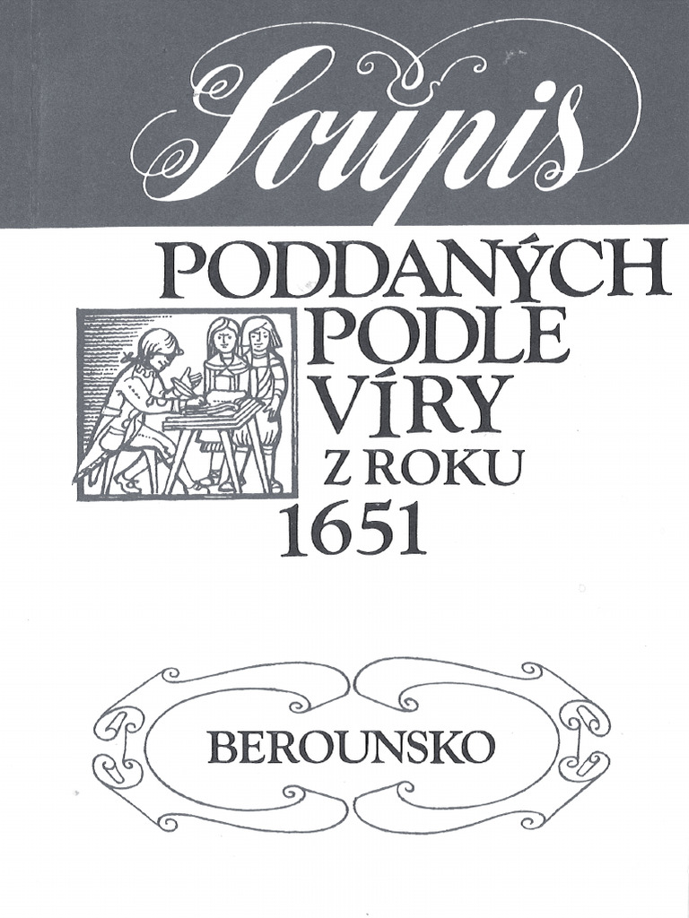 Böhmen Seelenlisten Von 1651 - CABOUN | PDF