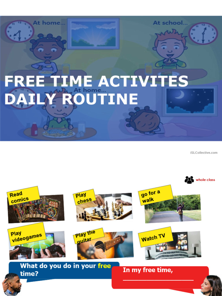 Daily Routines - Present Simple | PDF | Workweek And Weekend ...