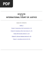ICJ Statute: Court Organization | PDF | Judgment (Law) | International Law