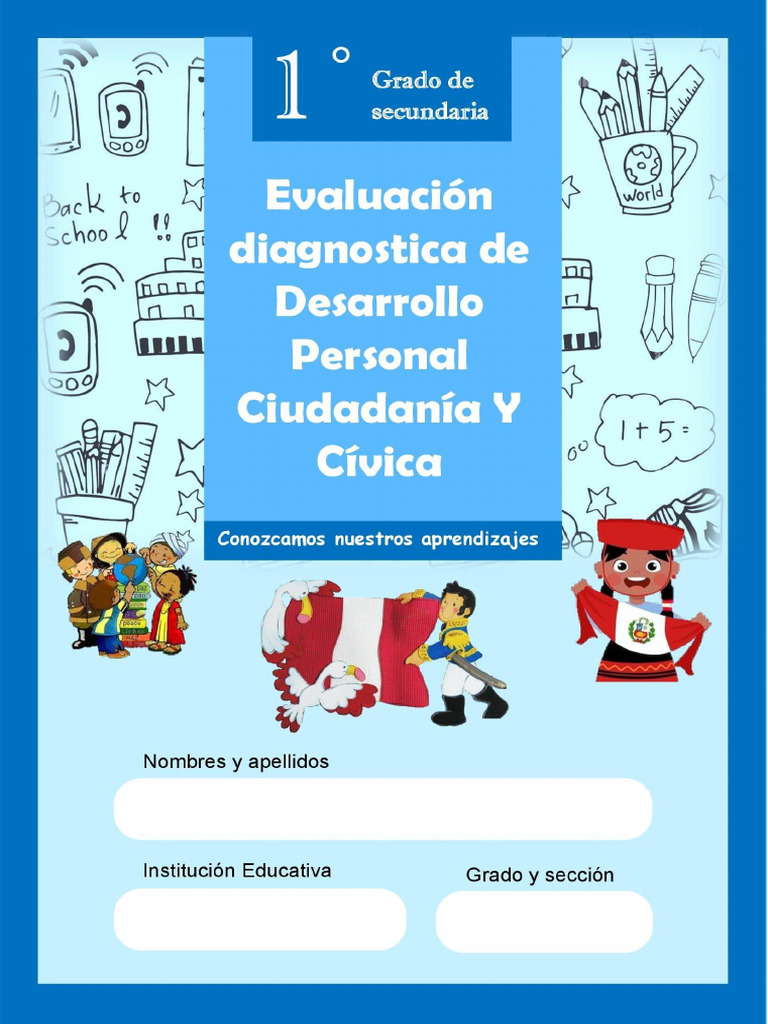 1° Dpcc Evaluacion Diagnostica 2024 Pdf Dignidad Justicia 1027