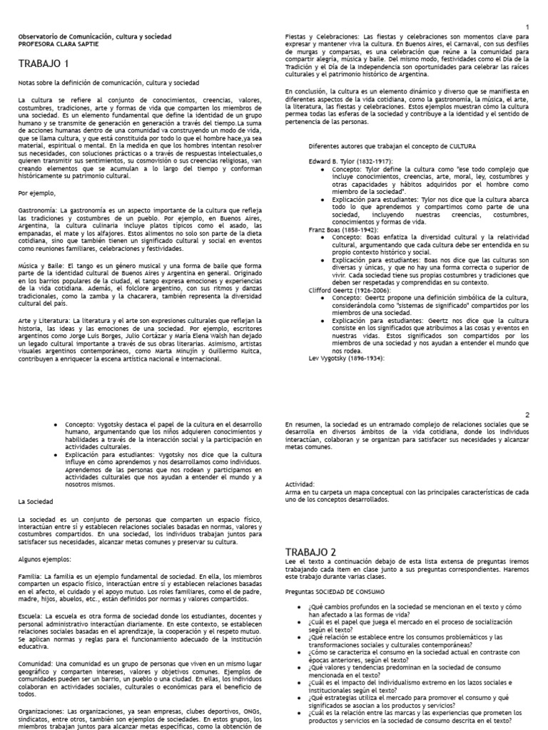 Texto CyT (1) - Merged | PDF | Sociedad | Consumo (economía)