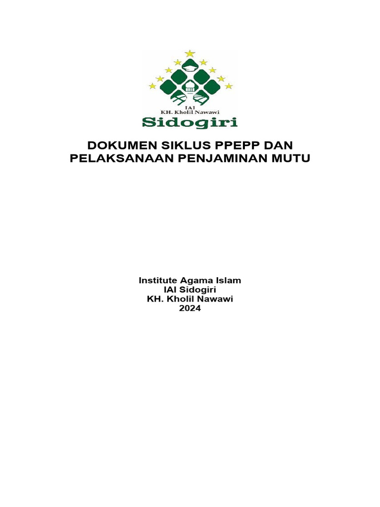 2.1 c.2 Dokumen Siklus PPEPP | PDF