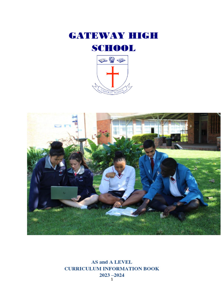 As and A Level Curriculum Guide | PDF | Gce Advanced Level (United ...