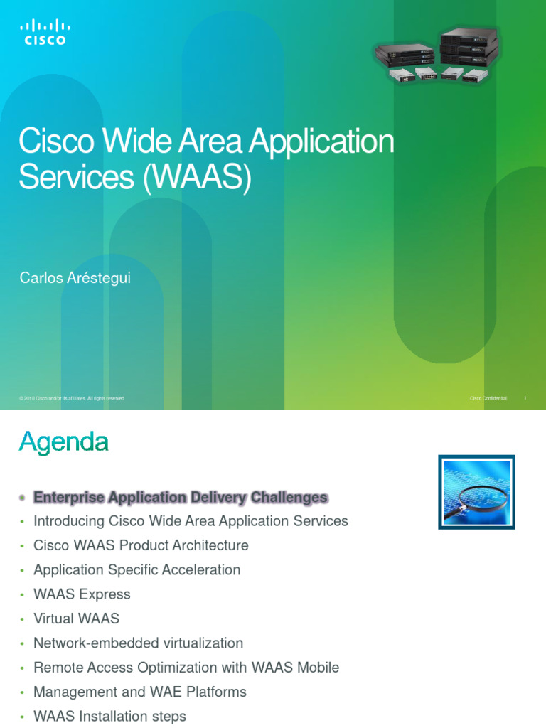 Optimizacion de Aplicaciones - Cisco WAAS | PDF | Cloud Computing | Transmission Control Protocol