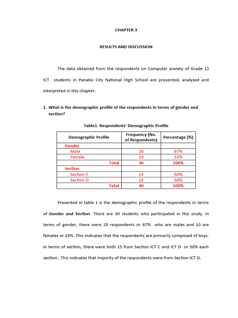 Chapter 3 Computer Anxiety | PDF | Analysis Of Variance
