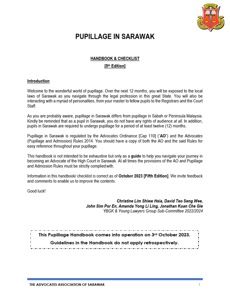 HANDBOOK | PDF | Advocate | Justice