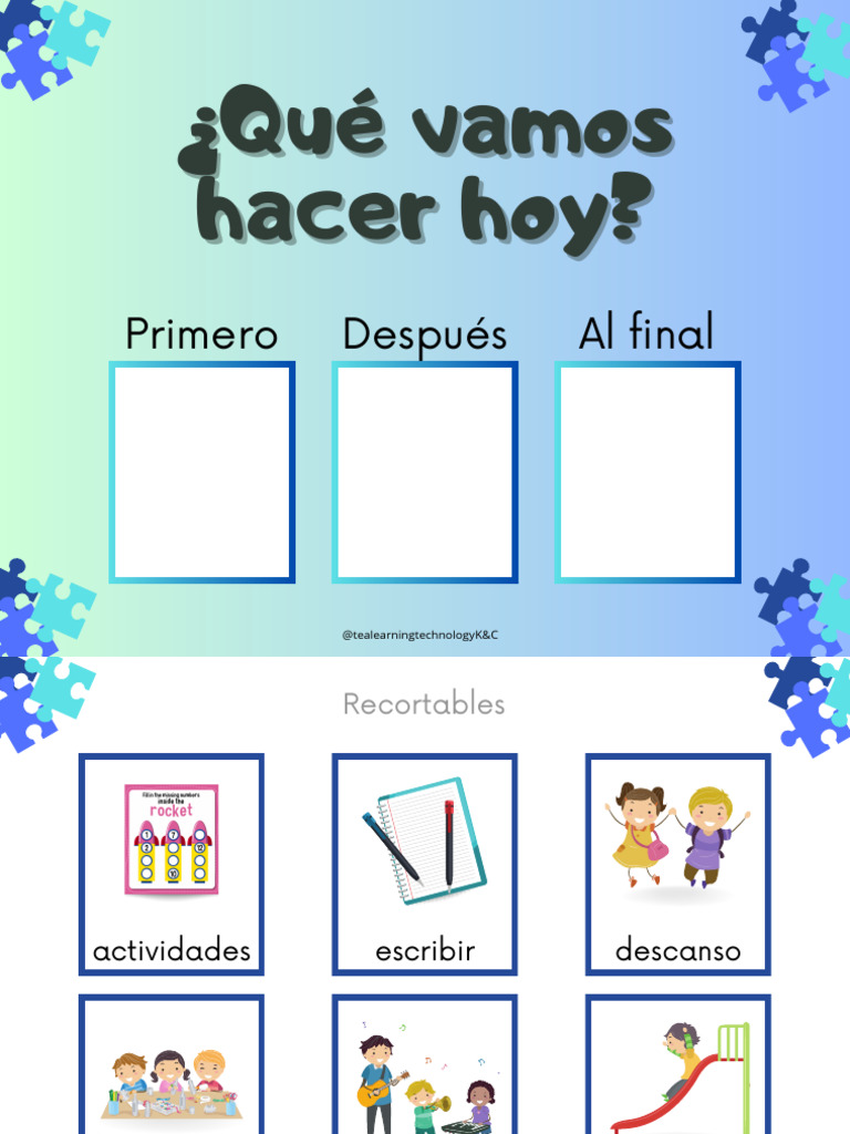 Calendario Visual para Niños | PDF