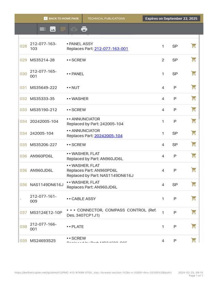 BHT - Technical Publications | PDF