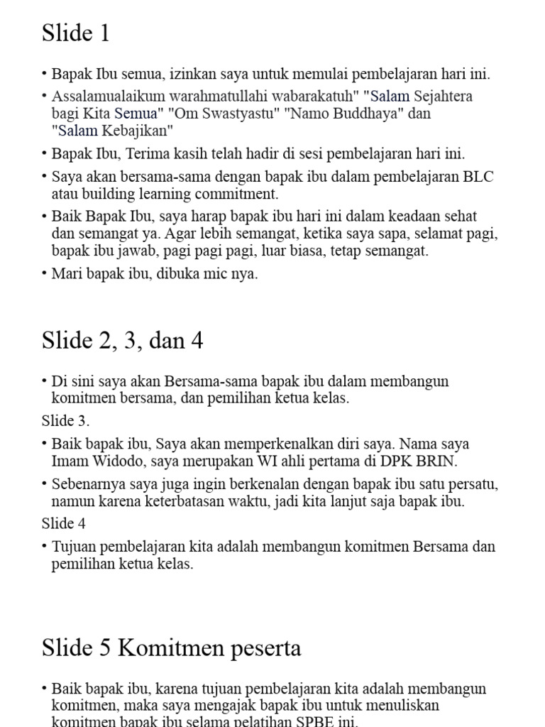 BLC Penjelasan | PDF