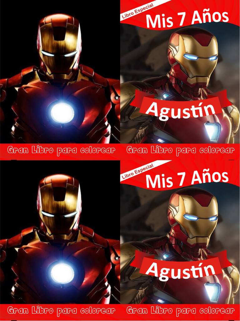 Libritos-para-colorear-Iron-Man | PDF