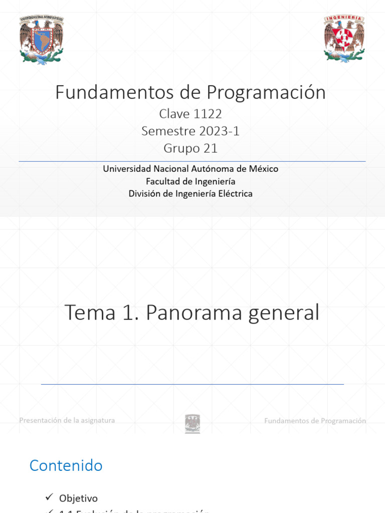 Panorama General - Completo | PDF