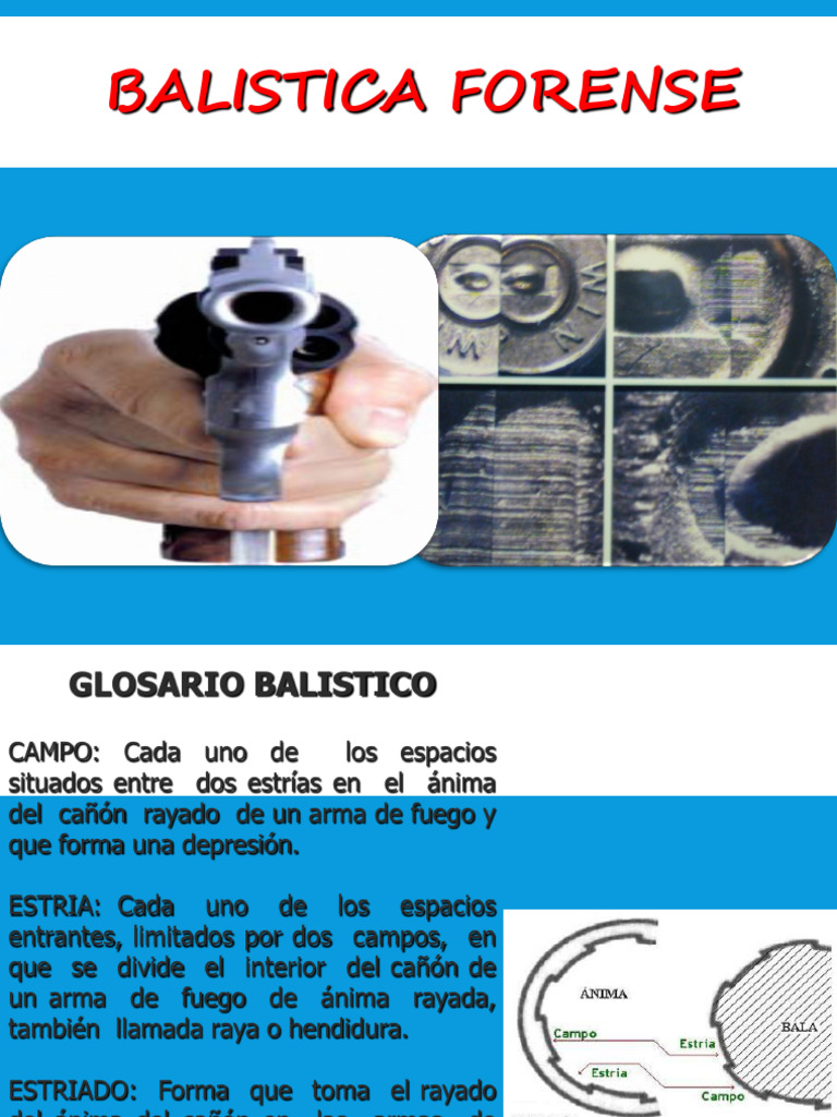 BALISTICA FORENSE | PDF