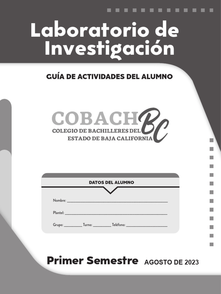 Guía de Laboratorio de Investigación 2023 | PDF | Conocimiento | Método ...