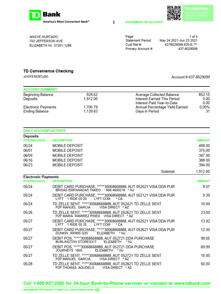 PDF Document | PDF | Banks | Overdraft
