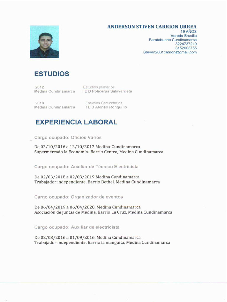 Anderson Stiven Carrion | PDF