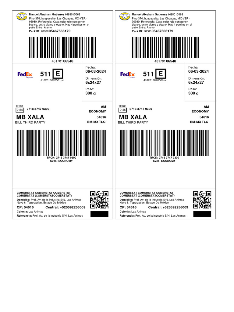 Shipment Labels 240306144456 | PDF