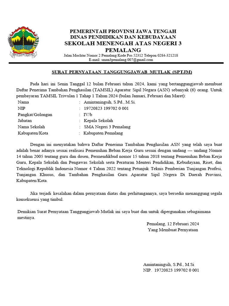 SPTJM TW-1 Tahap 1 | PDF