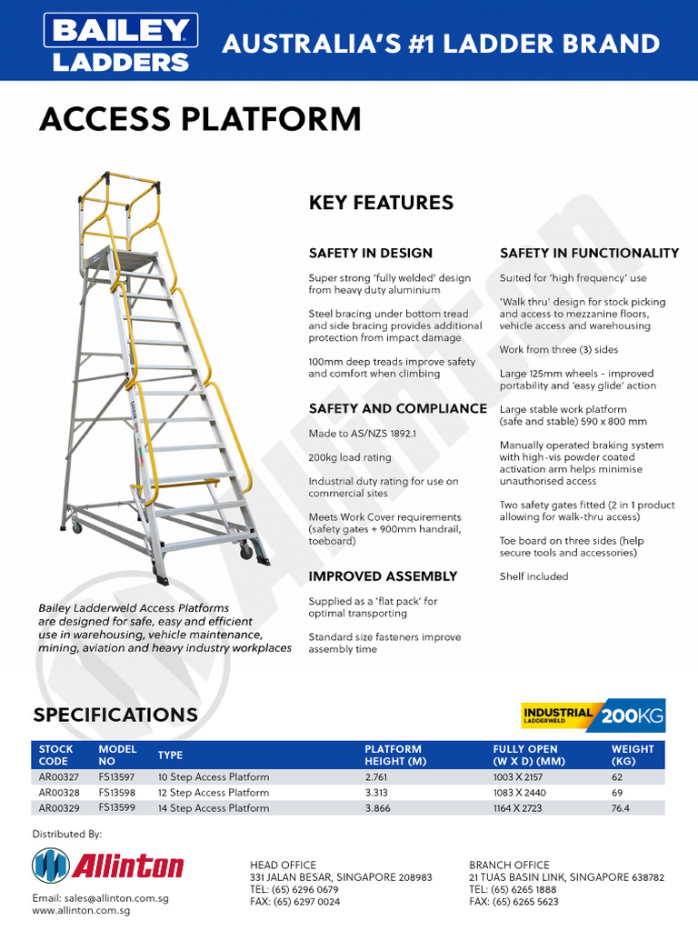 Bailey Access Platform 101214 1 | PDF | Automotive Technologies ...