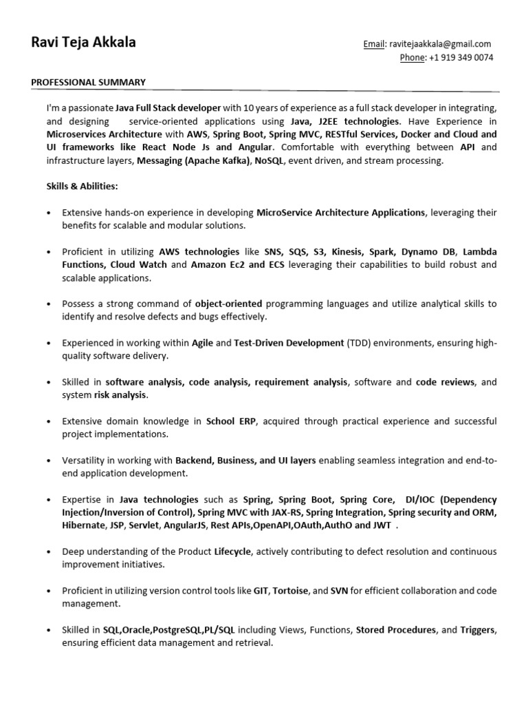 RaviTeja Akkala | PDF