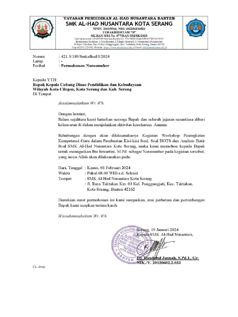 Und Narsum Al Had Nusantara | PDF