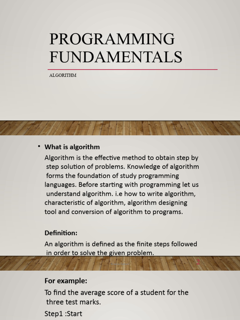 Programming Fundamentals 03 | PDF | Algorithms | Computer Programming