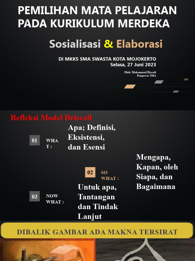 Pemilihan Mapel Pada Kurikulum Merdeka Pak Jazuli | PDF