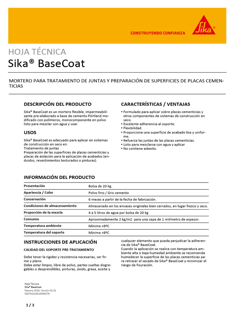 Sika Basecoat | PDF