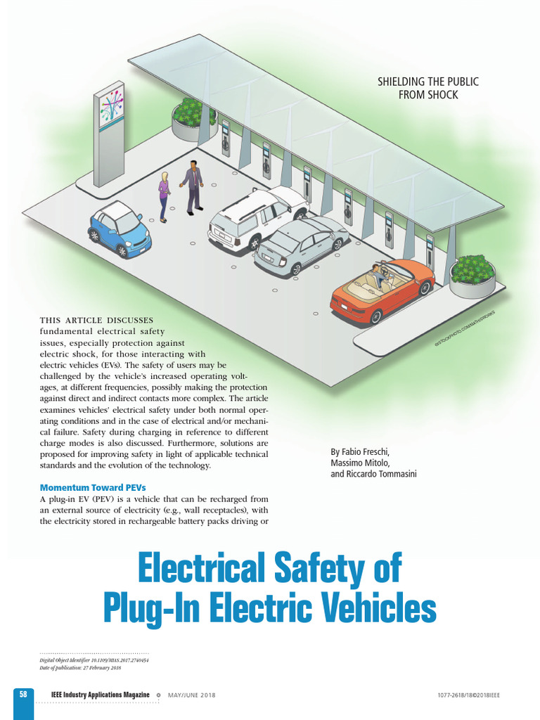 Electrical Safety of Plug in Electric Ve | PDF | Insulator (Electricity ...