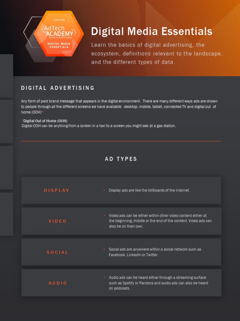 Digital Media Essentials Study Guide 2022 | PDF | Online Advertising ...