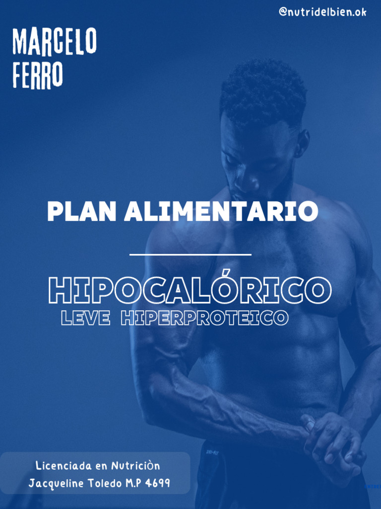 Dieta Hipocalórica | PDF | Nutrición | Dieta y nutrición