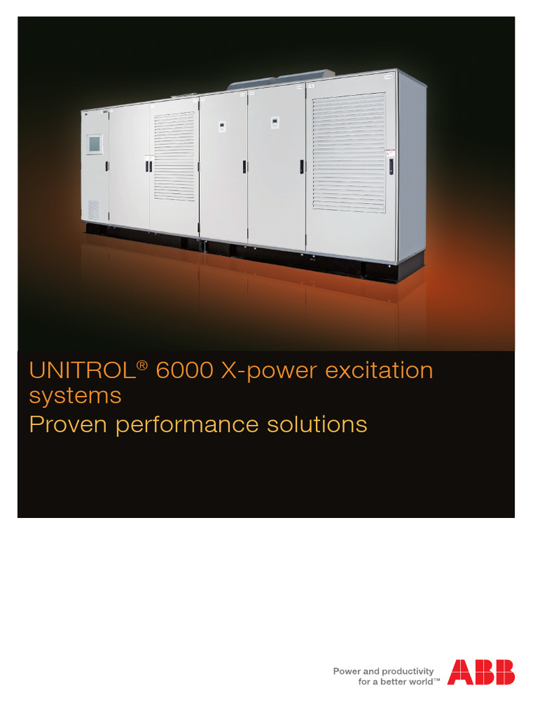 Unitrol 6000 | PDF | Power Station | Input/Output