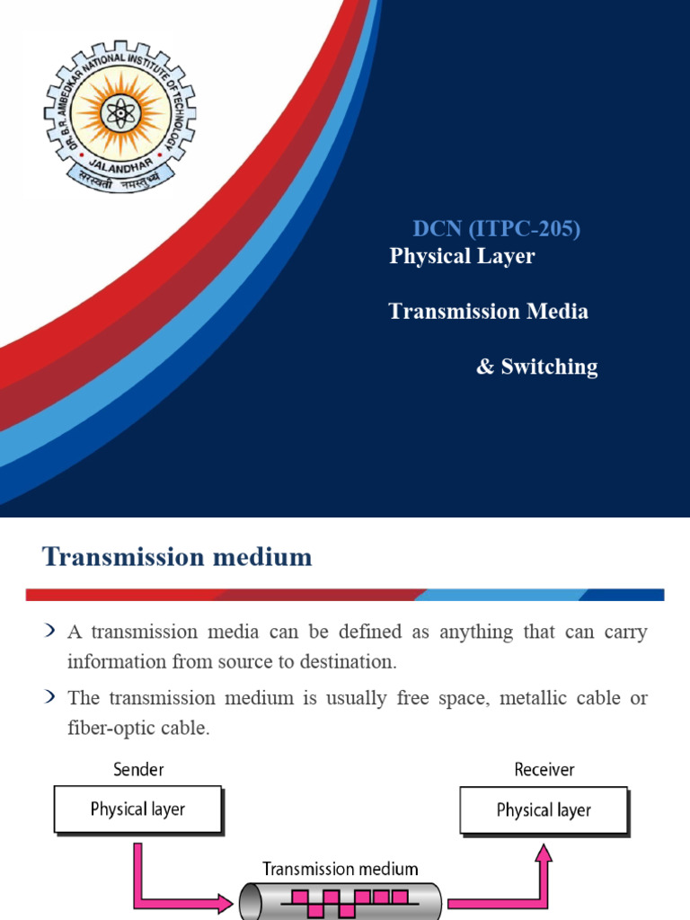 6 - Physical Layer | PDF | Transmission Medium | Computer Network