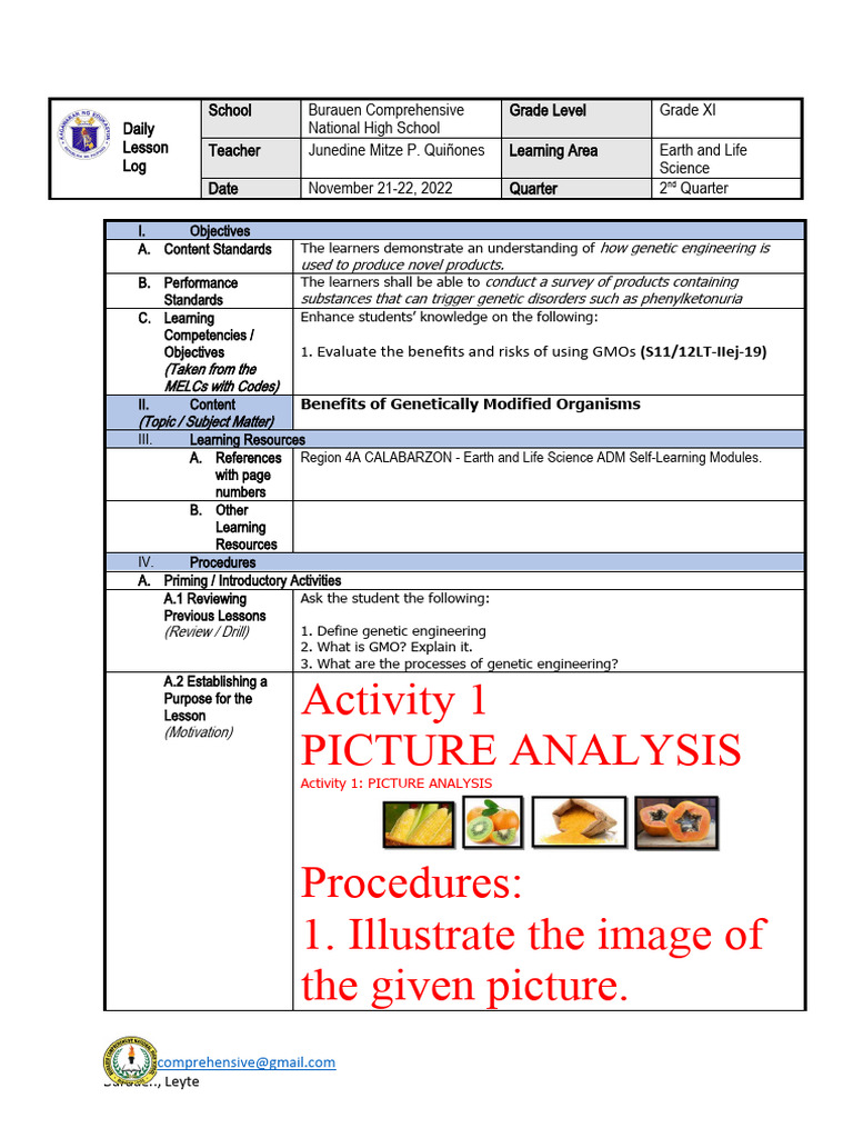 (UNFINISHED) ELS - DLL - Module 5 - BENEFITS AND RISKS OF USING GMO | PDF | Plasmid | Molecular ...