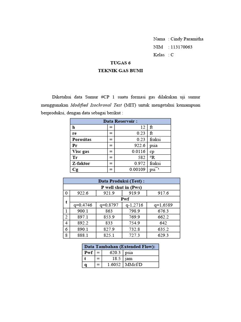 Uji Sumur Gas dengan Modified Isochronal Test | PDF