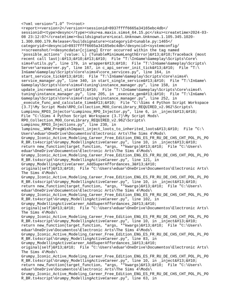 Sims 4 Desync Error Report | PDF | Graphics Processing Unit | Microsoft Windows