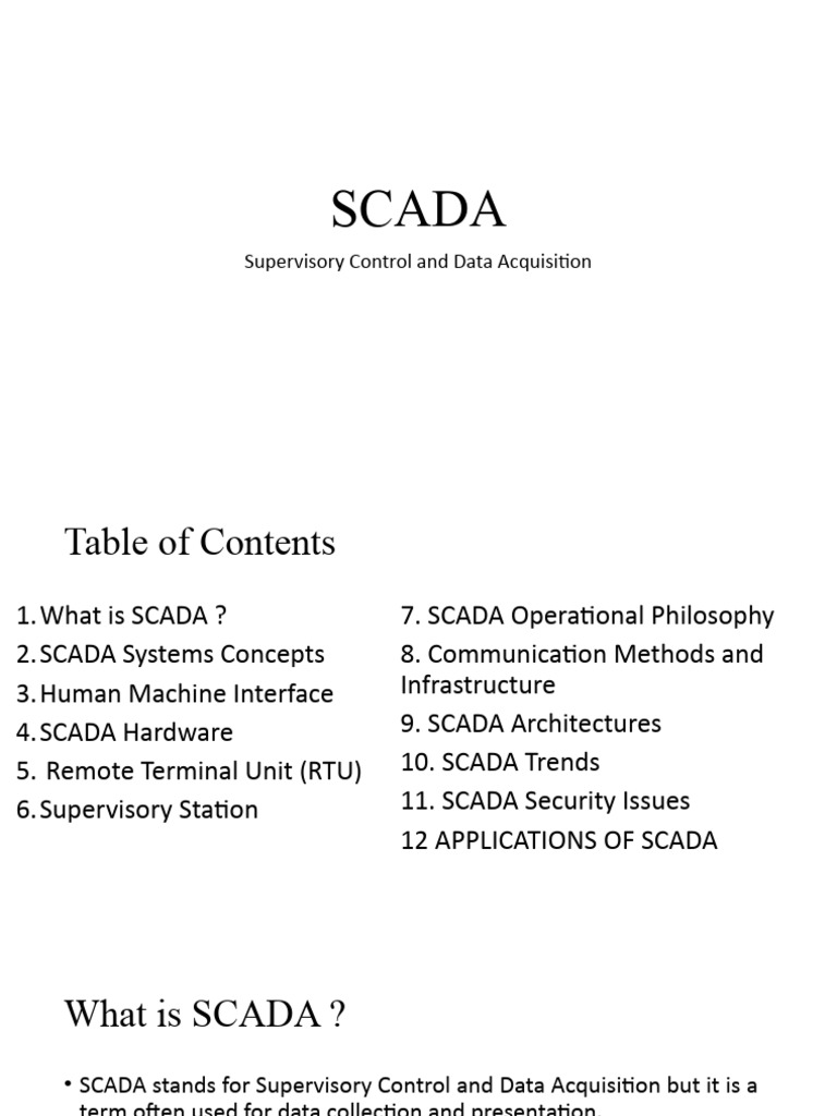 Scada Pdf Scada Programmable Logic Controller