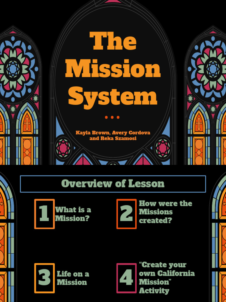 Hist 413 The Misson System Presentation | PDF | Social Science | Travel