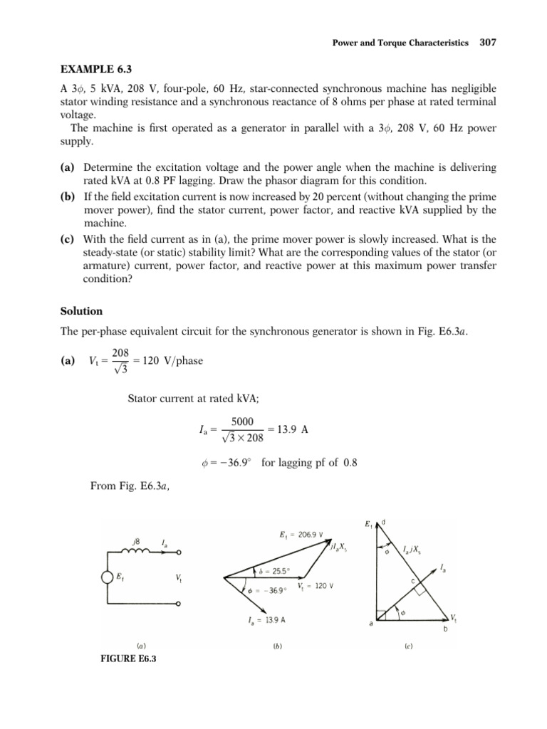 Synchronous Machine Analysis Pdf
