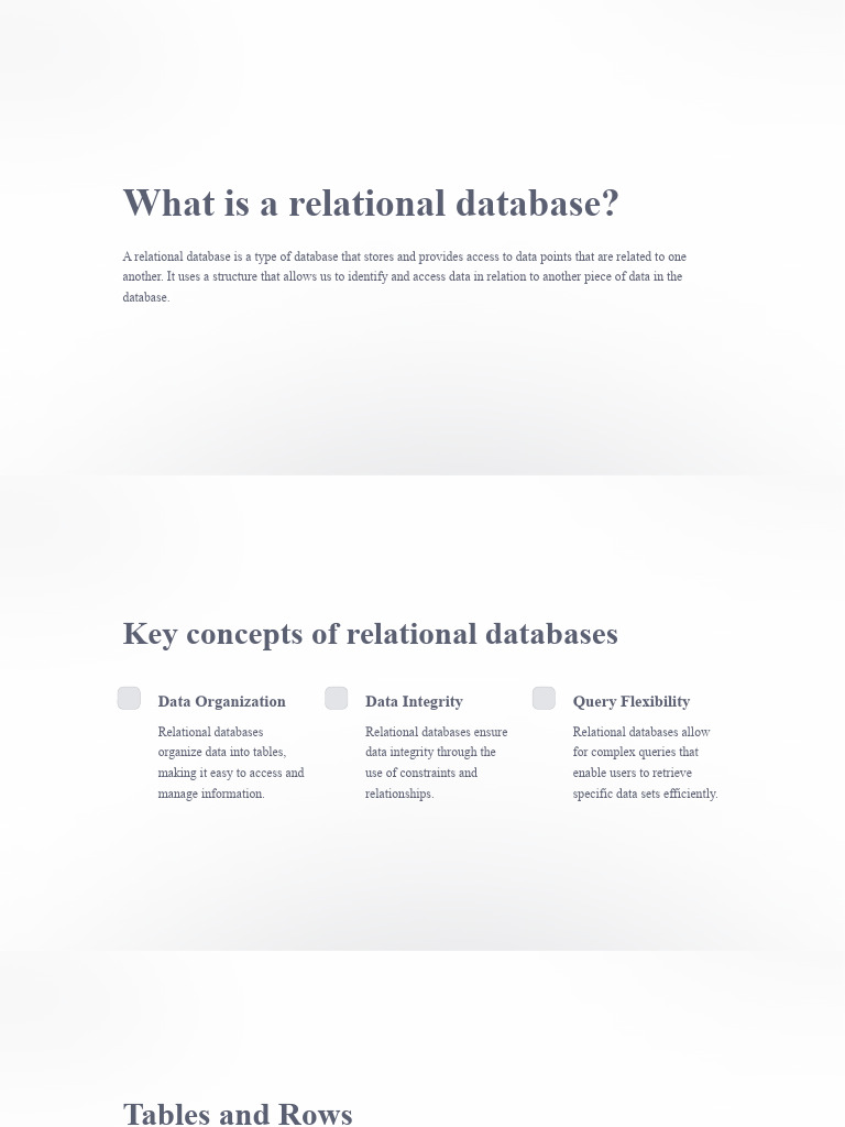 What Is A Relational Database Pdf Relational Database Table Database